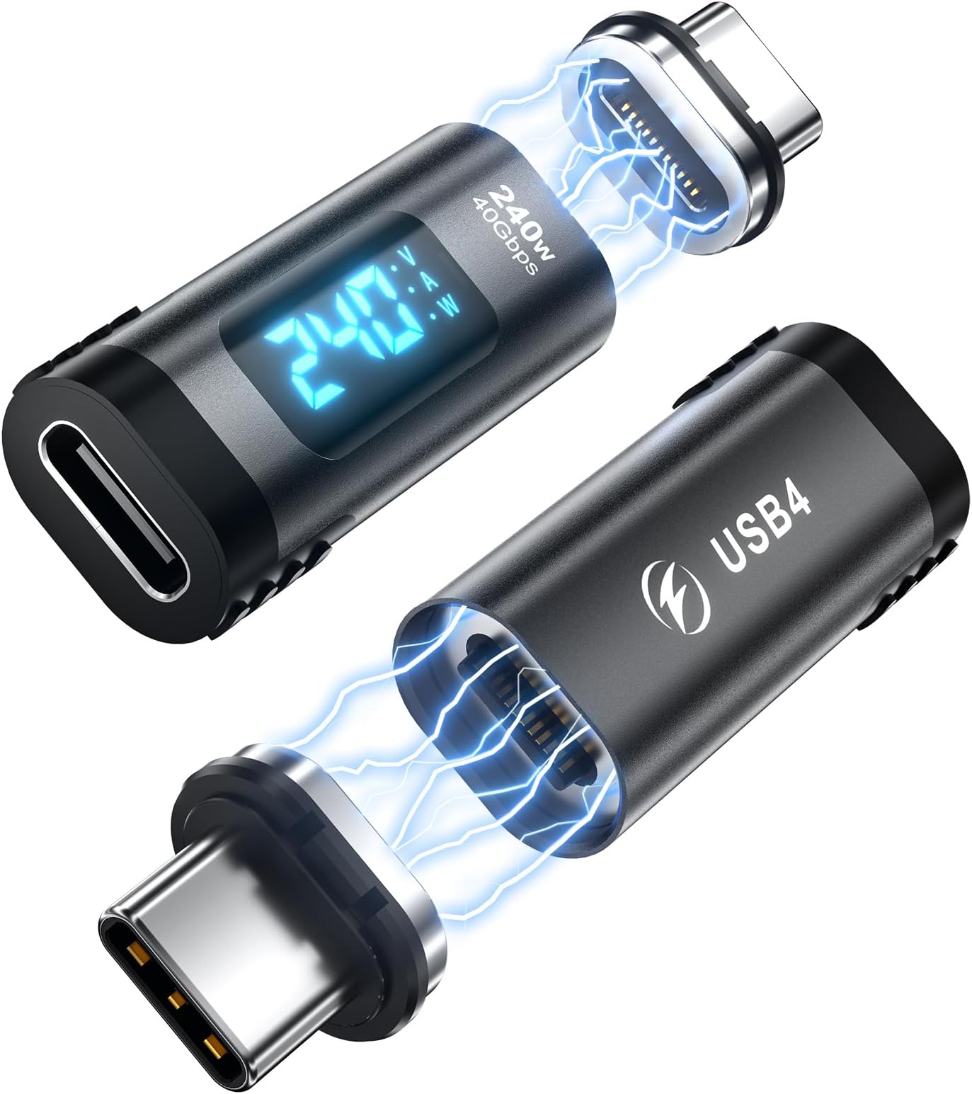 Amazon.com: DuHeSin Digital Display USB C Magnetic Adapter PD 240W ...