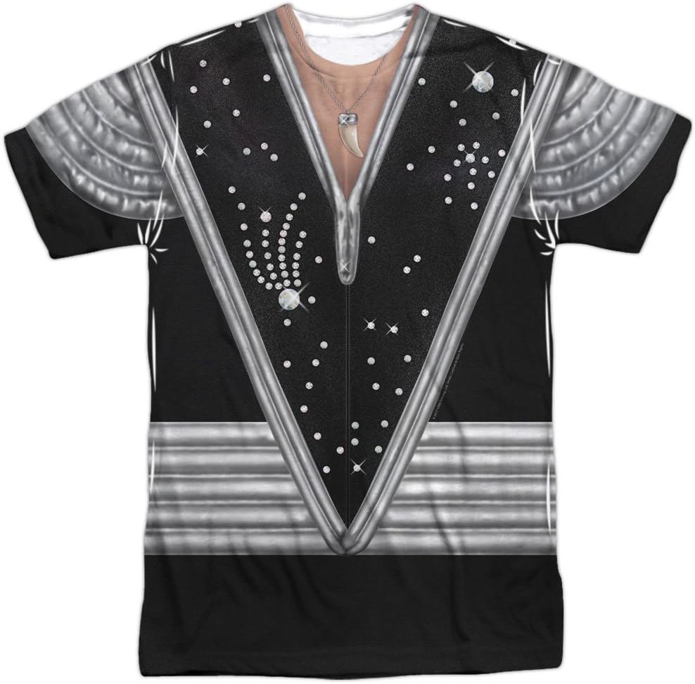 Amazon.com: Kiss Spaceman Costume Unisex Adult Front Only Sublimated T ...
