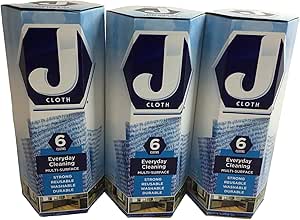 J Cloth Value Pack 3 x 6 Cloths for Everyday Cleaning on Multi-Surfaces ...