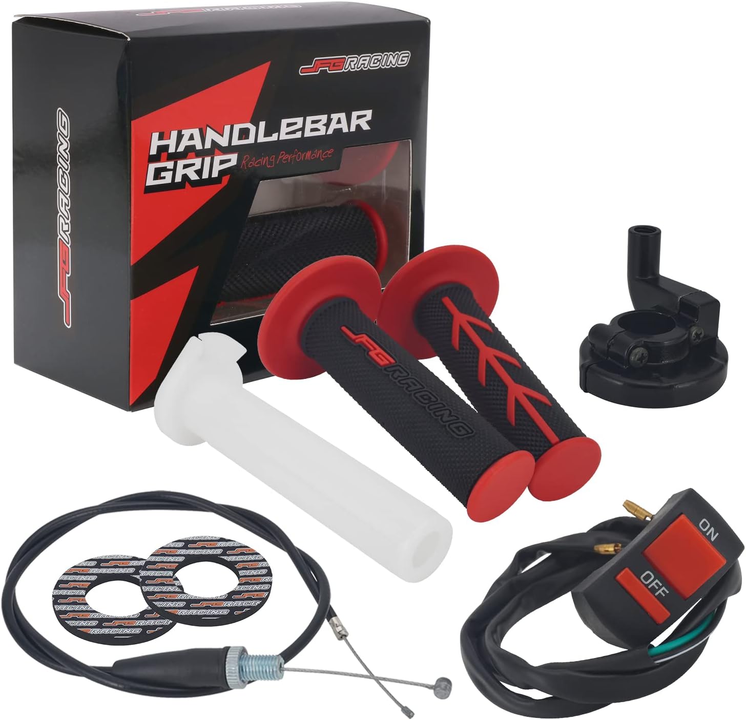 Amazon.com: JFG RACING Motorcycle Twist Throttle 7/8" 22mm Accelerator Throttle Assembly With ...