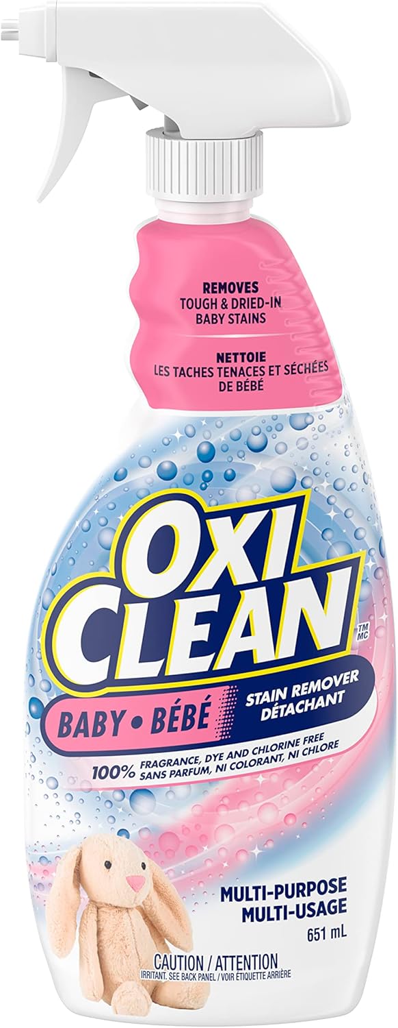 OxiClean Multi-Purpose Baby Stain Remover Spray Gentle Formula ...