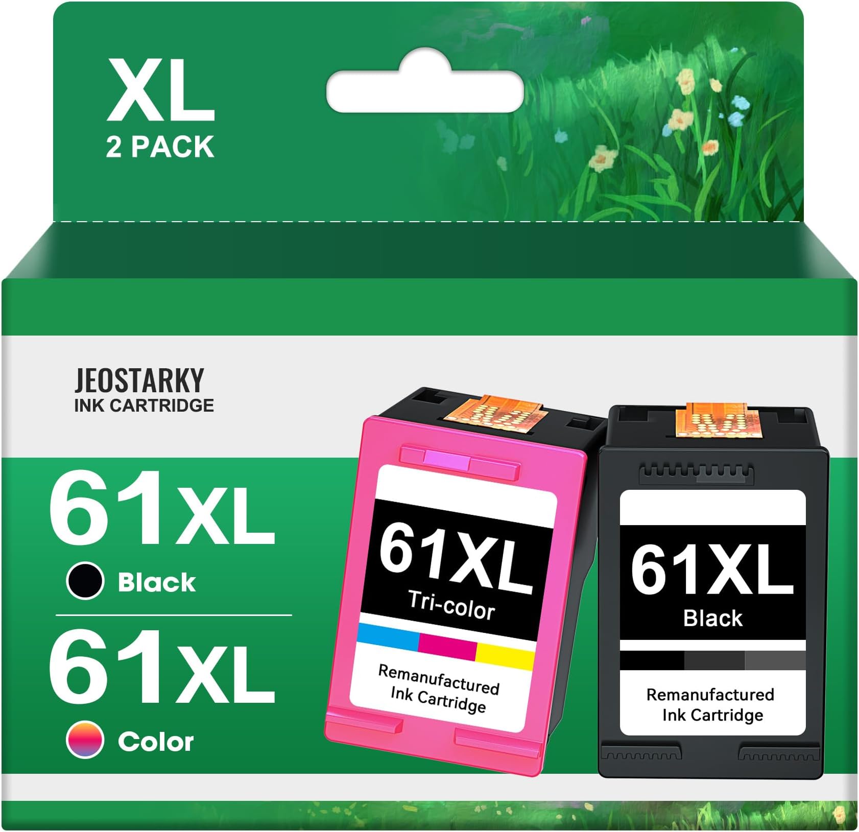 Amazon.com: 61XL Black/Tri-Color Ink Cartridge Combo Pack High Yield ...