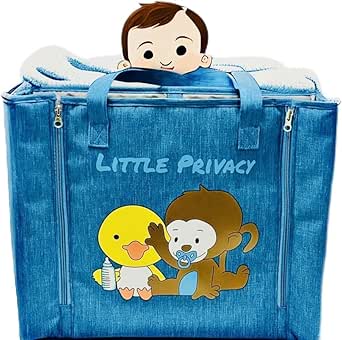 Amazon.com: Little Privacy Changing Diaper Bag (Blue) : Baby
