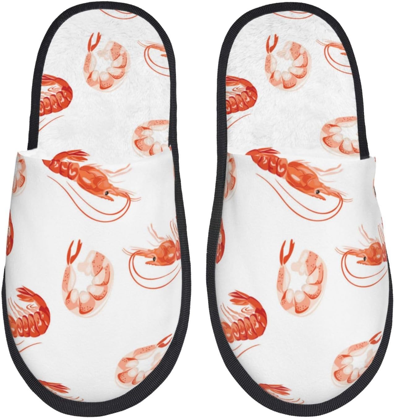 Amazon.com | Yeertmii Shrimp Funny Cool Print House Slippers For Women ...