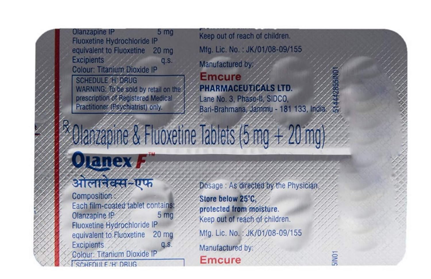 Olanex-F 5mg/20mg - Strip of 10 Tablets : Amazon.in: Health & Personal Care