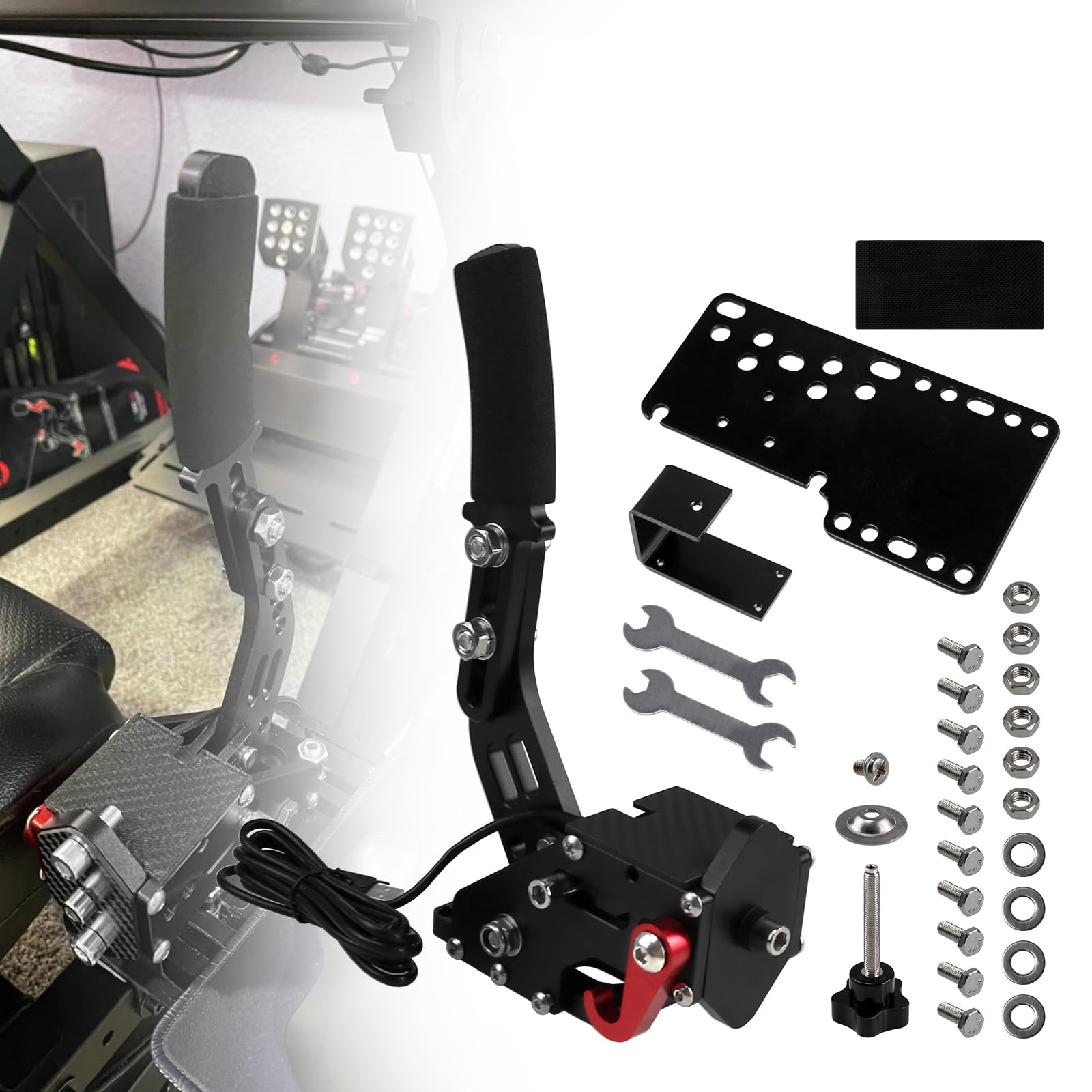 Tss Handbrake USB Racing Handbrake For PC - 16Bit Sim Linear Handbrake ...