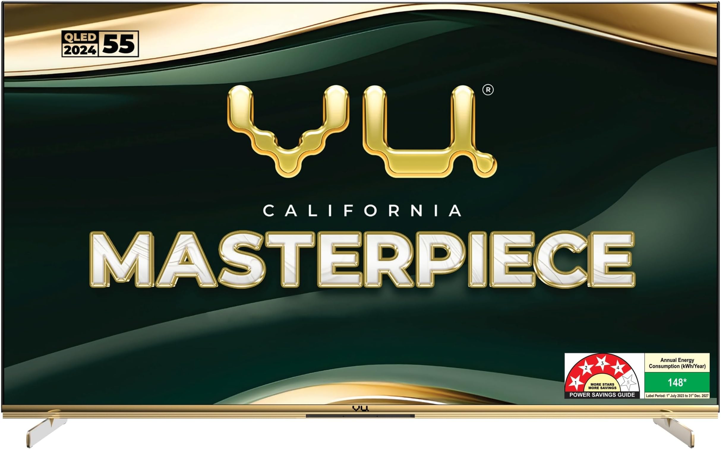 Vu 108 cm (43 inches) The GloLED 84 Watt DJ Sound Series 4K Smart ...