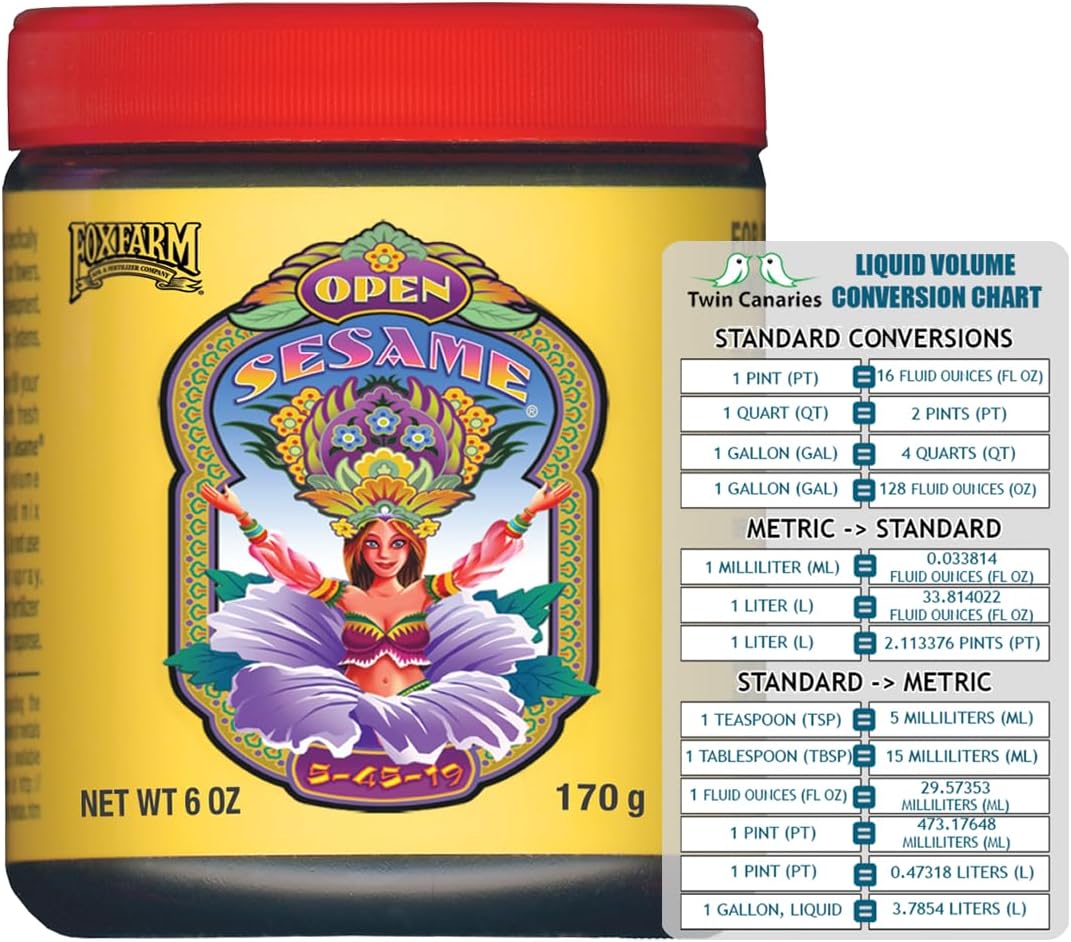 Amazon.com: Open Sesame, 6 oz + Twin Canaries Chart : Everything Else