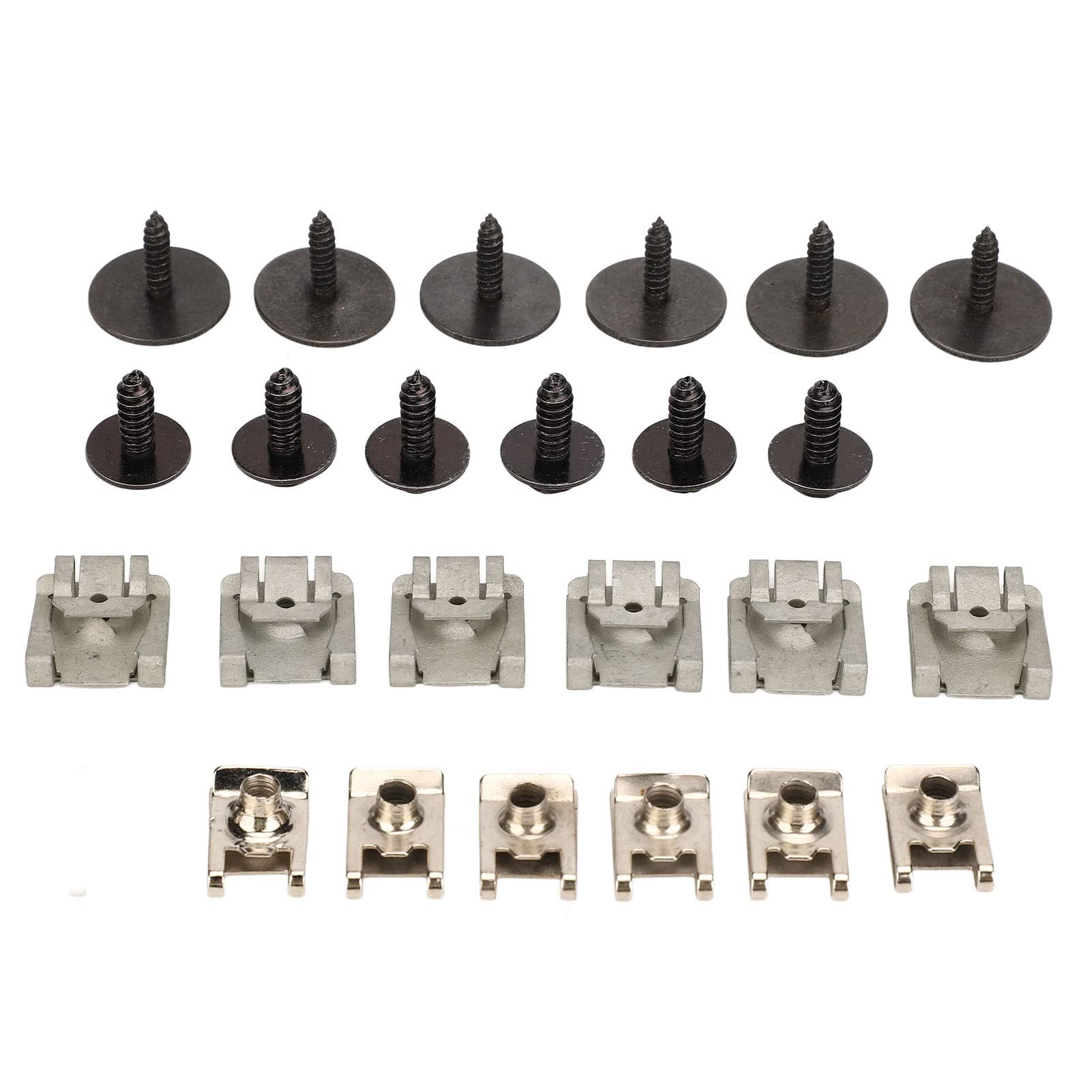 KIMISS 24pcs MC3003 Engine Undertray Clips and Screws Engine Undertray ...