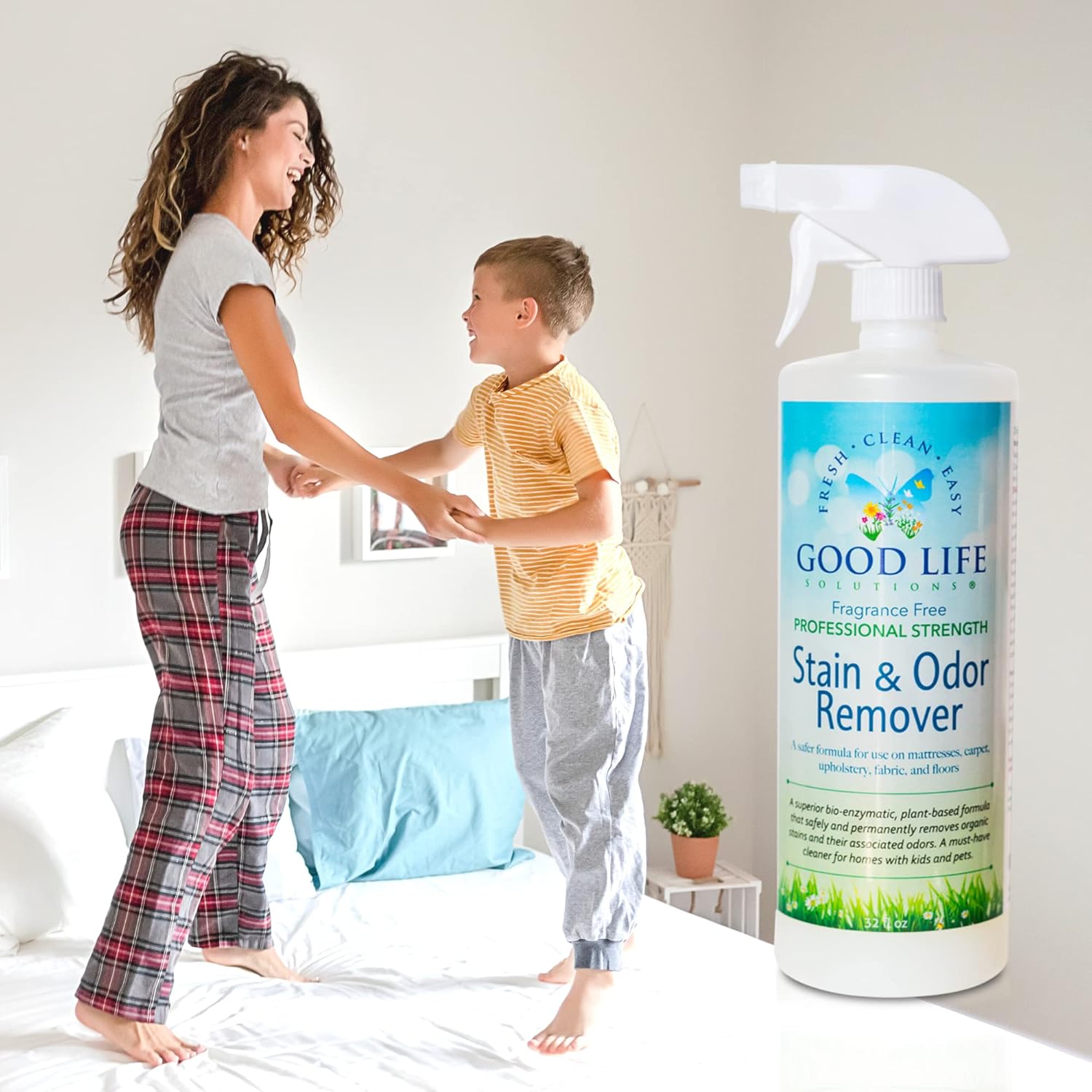 Good Life Solutions Spray natural para eliminar olores y manchas sin ...