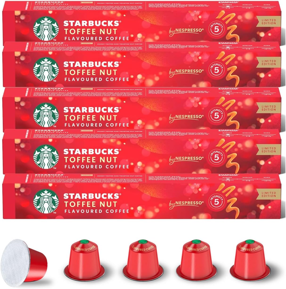 Amazon.com: Holiday Blend Toffee Nut Coffee 50-count single-serve ...