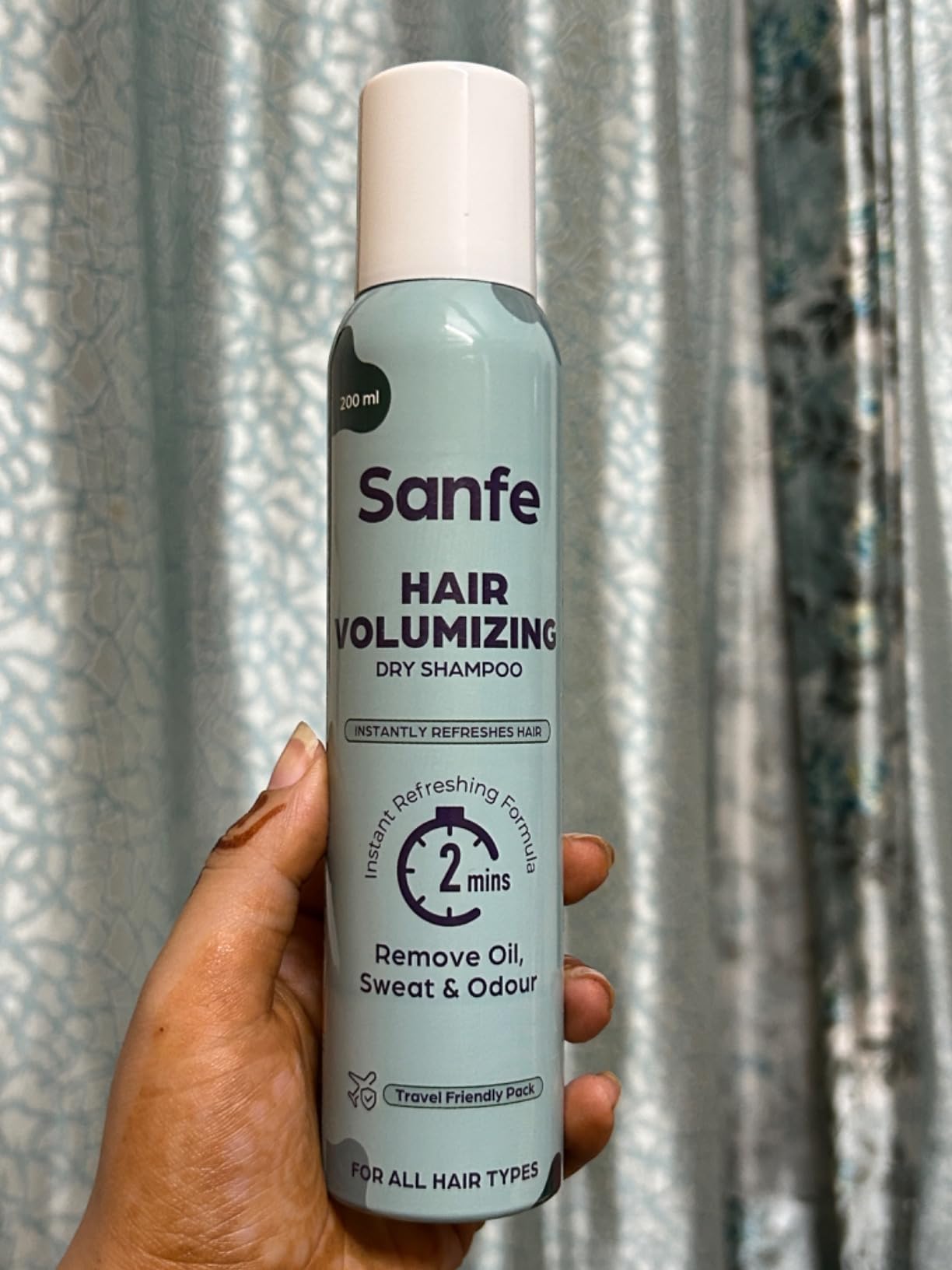 Buy Sanfe Hair Volumizing Dry Shampoo - 200ml | Instantly refreshes ...