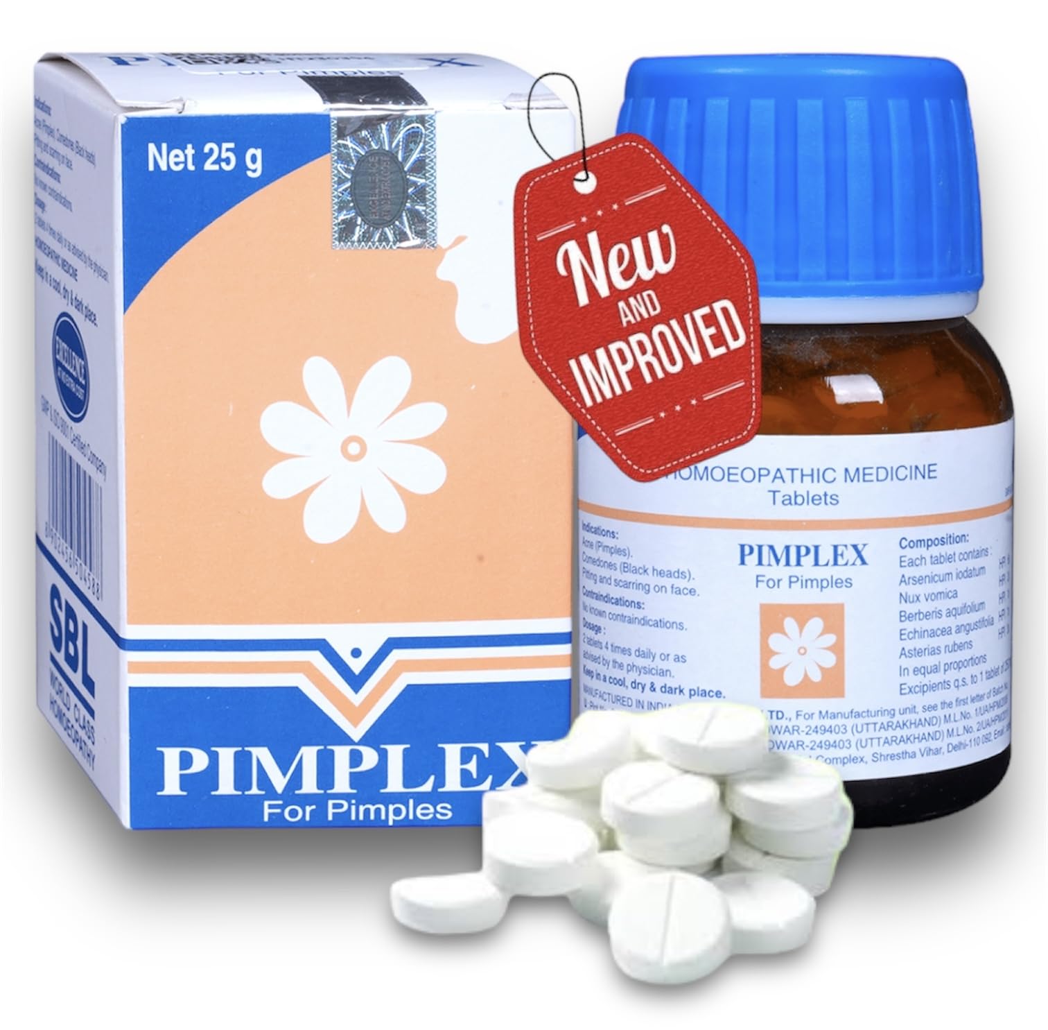 SBL's Pimplex - 25gm- Pack Of 2 Bottles- NEW IMPROVED PACK : Amazon.in ...