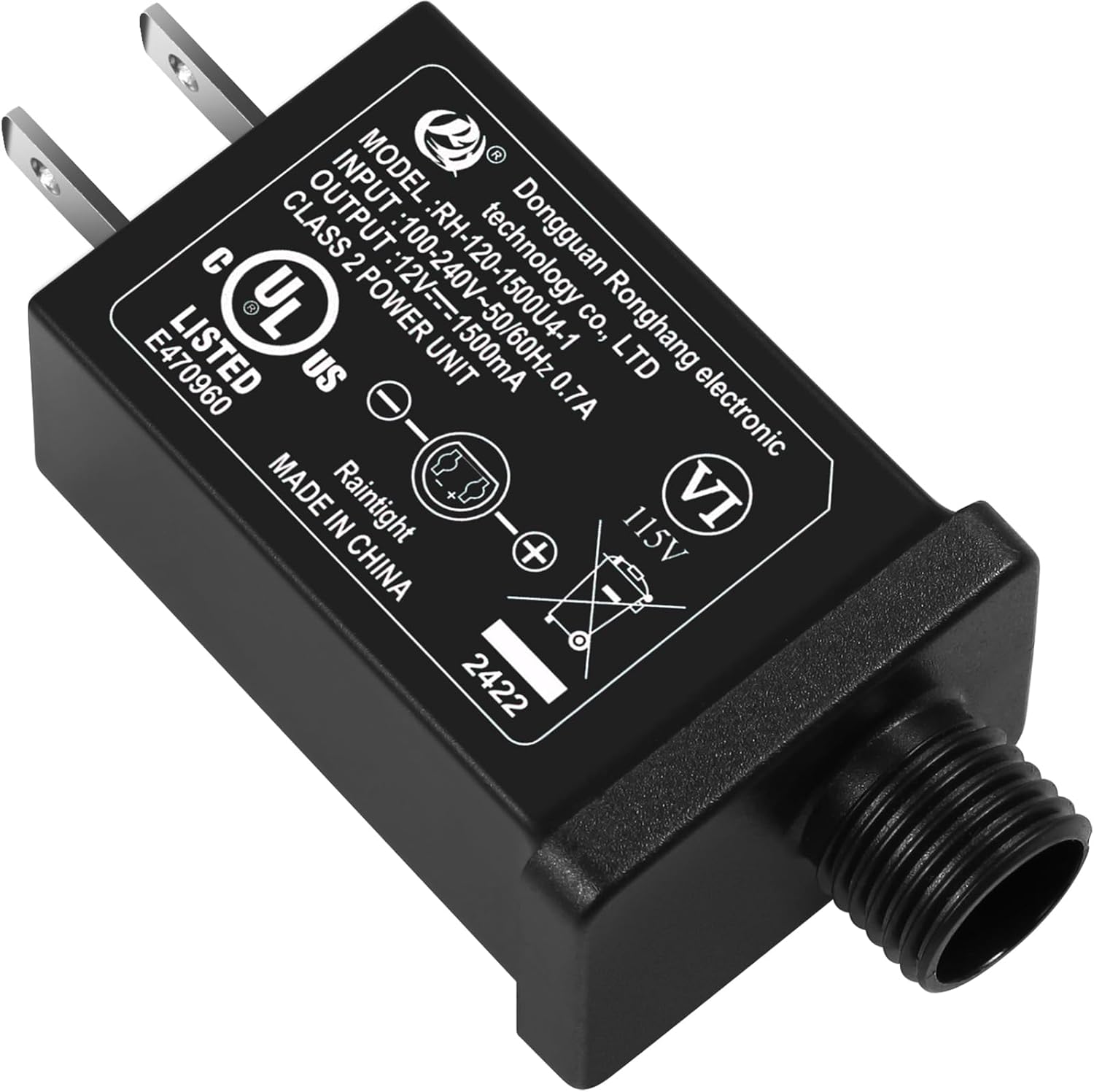 Amazon.com: Replacement Yard Inflatable Adapter, 12V 1.5A Class 2 Power ...