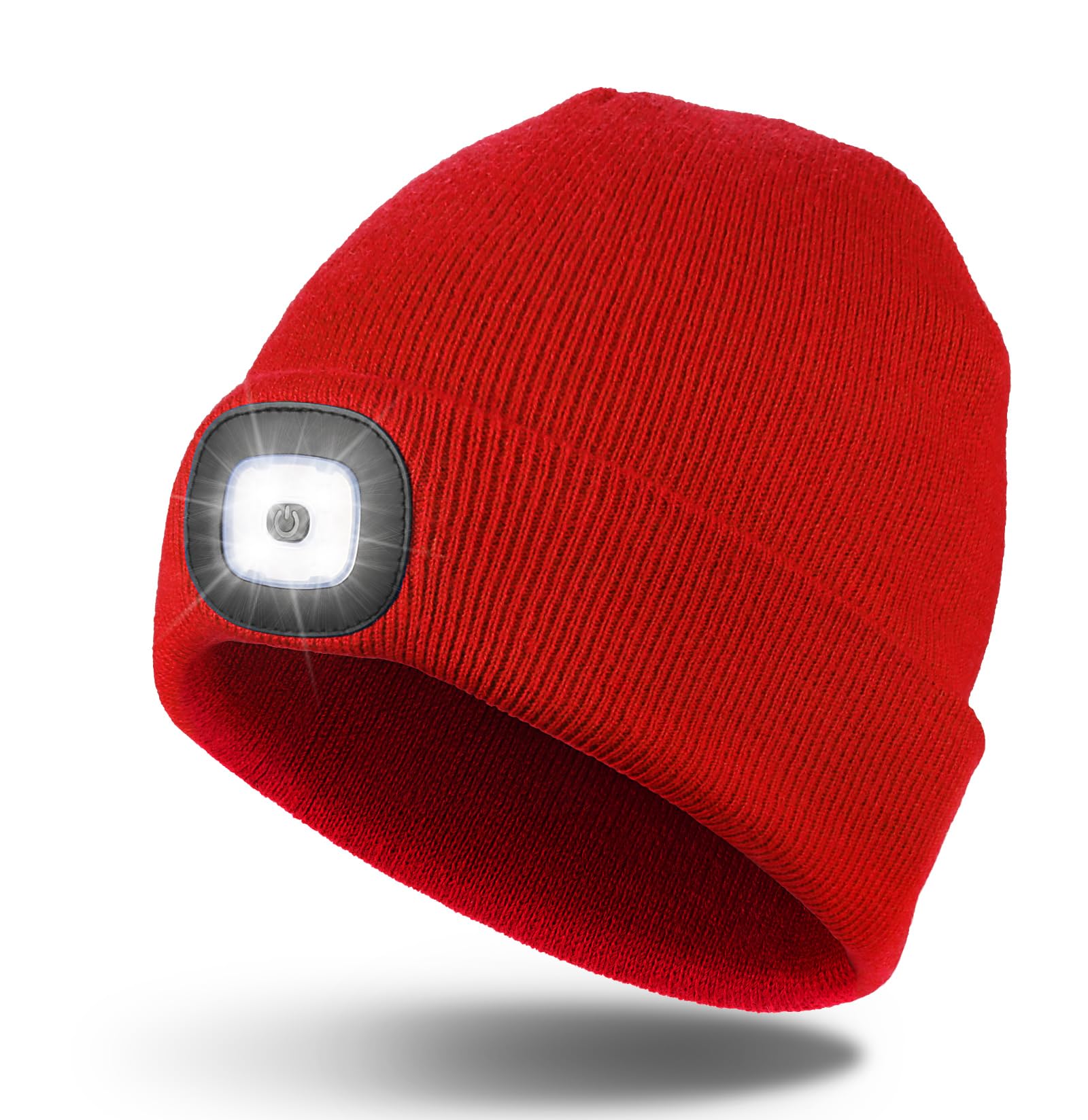 Amazon.com: Hatlight Unisex LED Beanie,USB Rechargeable Winter ...