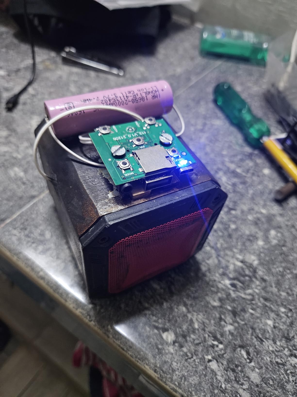 Electronic Spices TG113 Bluetooth Speaker Circuit Board Module Pack of ...