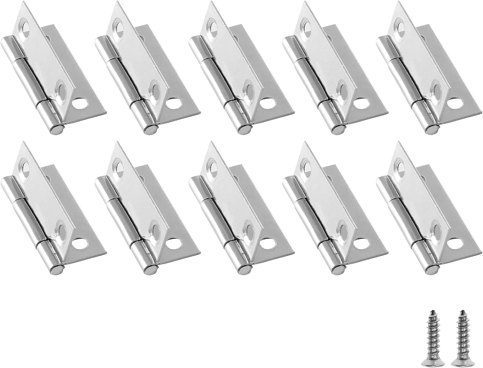 Piutouyar 6Pack Butt Hinge 1.5 Inch Mini Hinges 304 Stainless Steel ...