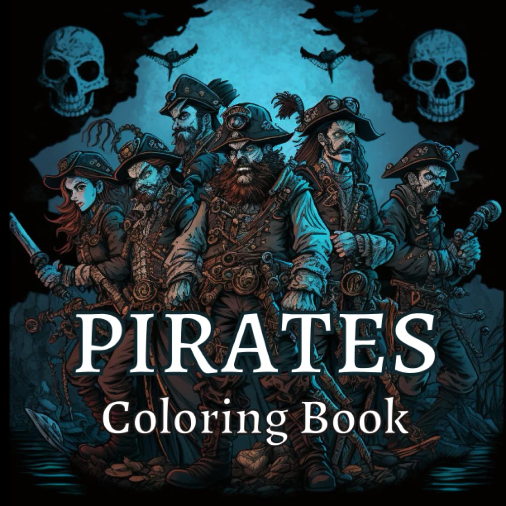 Pirate Coloring Book For Adults: Set Sail on an Adventure of Creativity ...