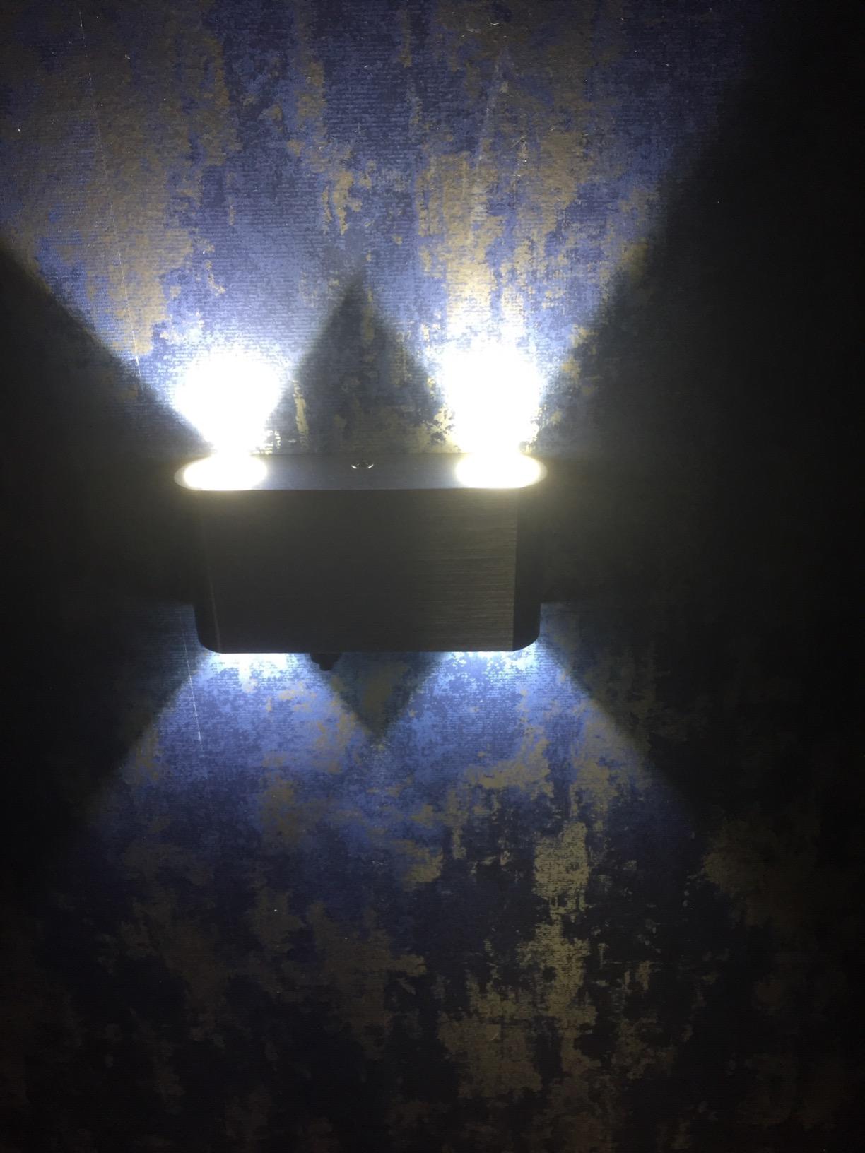 Louvra 6W LED Wall Lights Modern Brushed Aluminium Indoor Wall Lamp ...