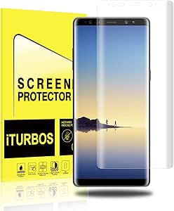 Amazon.com: Galaxy Note 8 Screen Protector [2-Pack], iTURBOS 3D HD Clear Full Coverage Screen ...