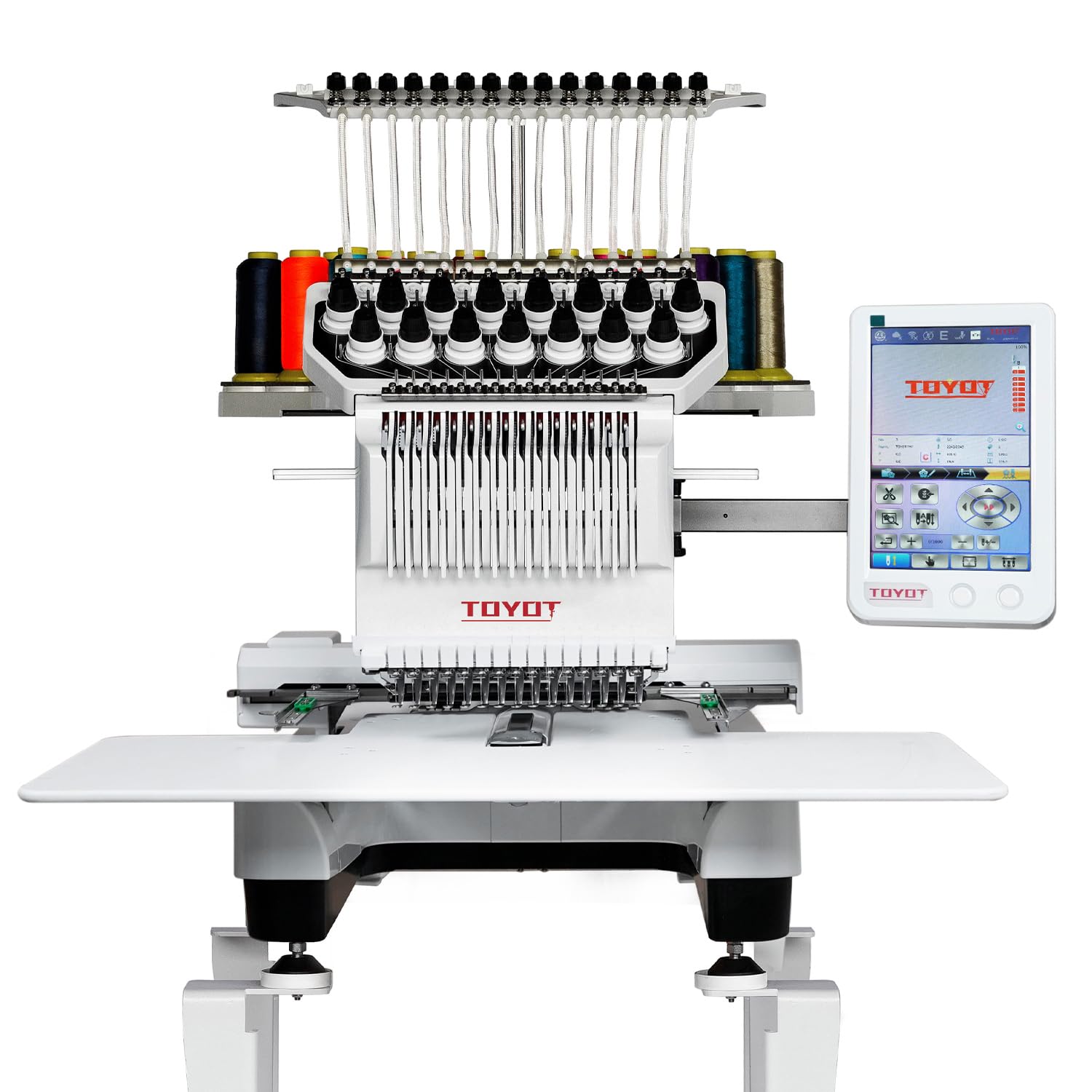 Amazon.com: TOYOT Embroidery Machine with 15 Needles, Commercial ...