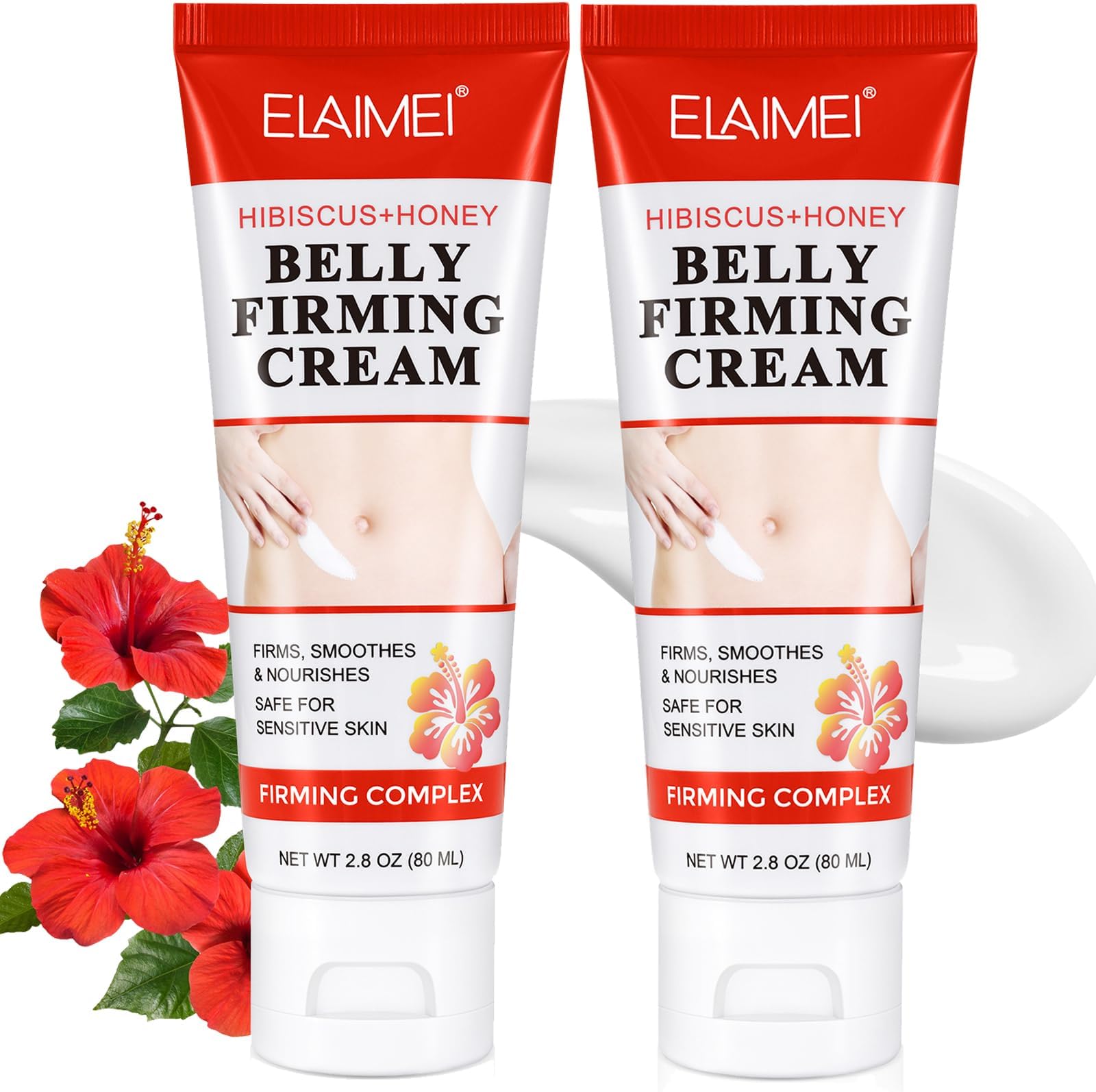 Amazon.com : Hibiscus and Honey B Flat Belly Firming Cream ...