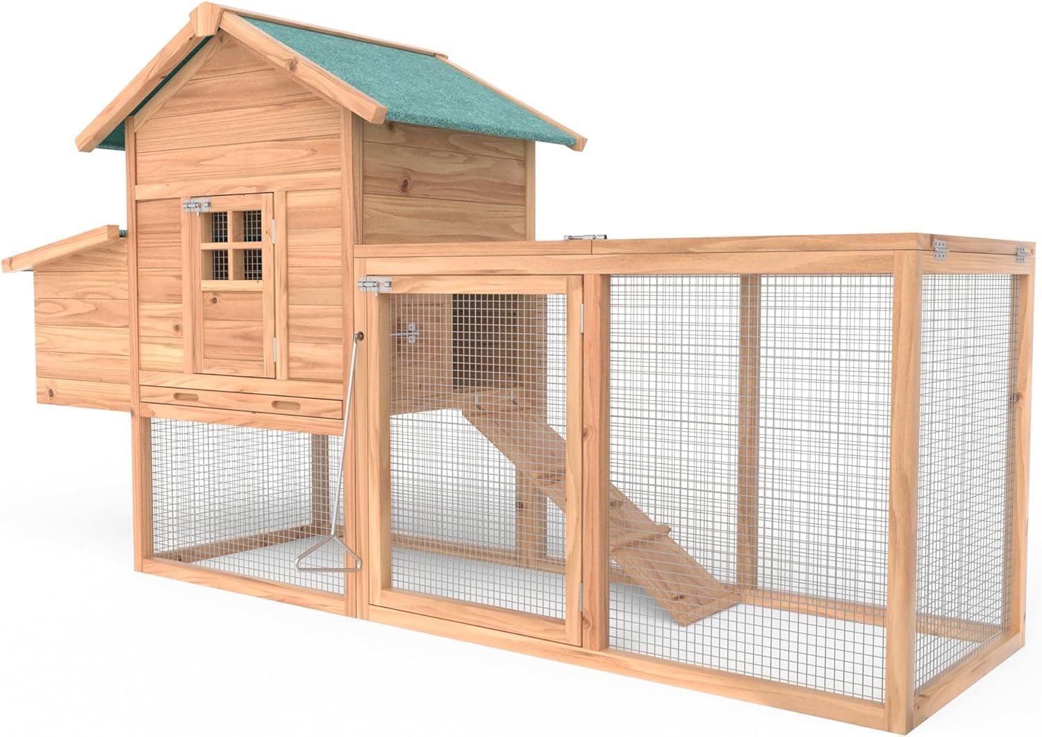 Amazon.com : Kecreque 80" Chicken Coop Outdoor Rabbit Hutch ...