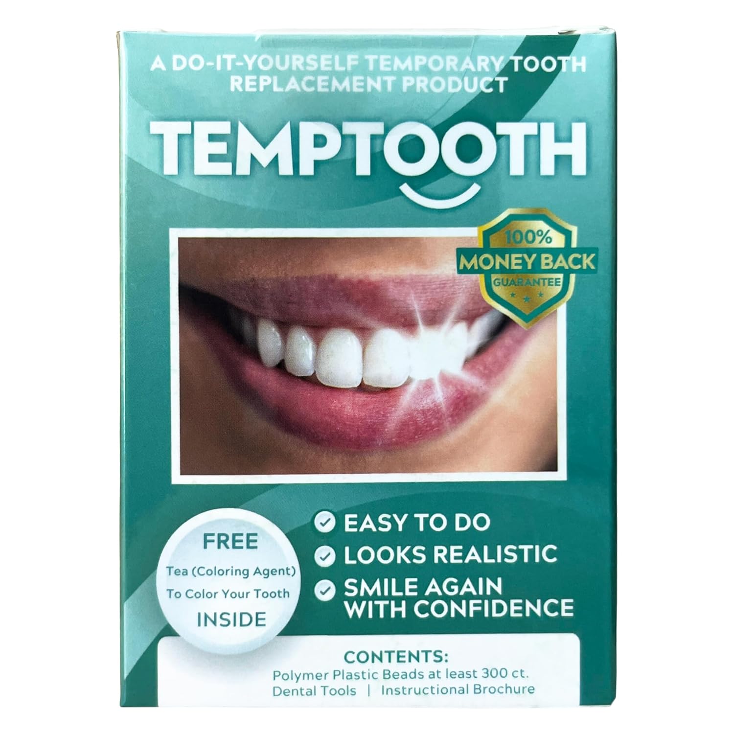 Amazon.com: Temptooth Tooth Replacement Product With Coloring Material ...