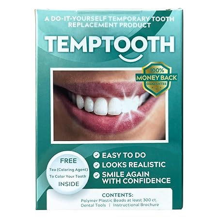 Amazon.com: Temptooth Tooth Replacement Product With Coloring Material ...