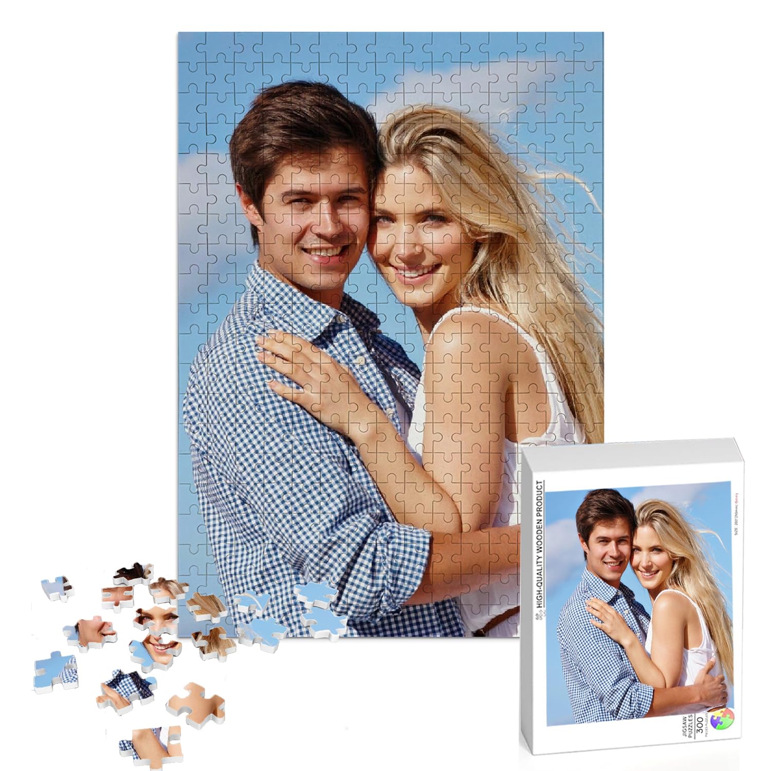 Amazon.com: Custom Puzzle, Personalized Puzzle for Photo 120/200/300 ...