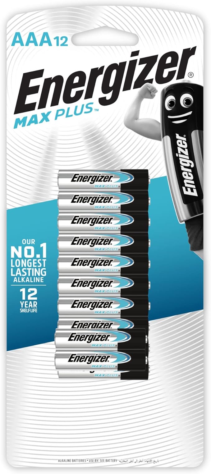 Energizer Max Plus AAA Alkaline Batteries - 12 Pack : Amazon.com.au ...