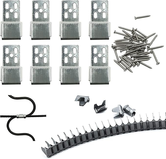 MABAHON Upholstery Spring Clip Repair Kit, 8pcs Furniture Spring Clips ...