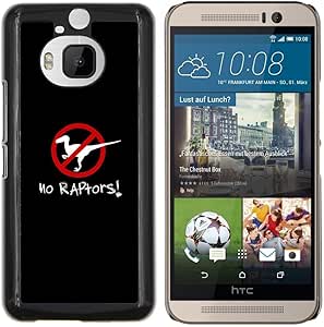 Amazon.com: Raptors Clever Poster Dinosaur Black - Aluminum Metal&Hard ...