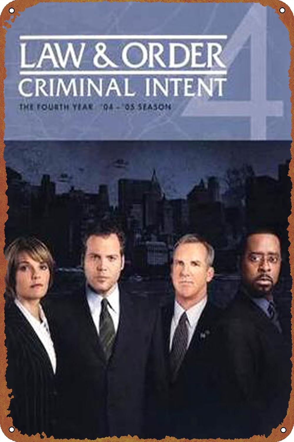 Amazon.com : Law Order: Criminal Intent posters Metal Sign Tin Metal ...