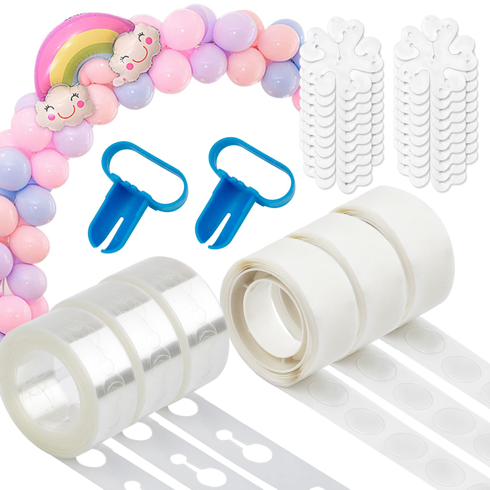 Amazon.com: Balloon Arch Kit 49.2ft Balloon Arch Strip, 300 Balloon ...