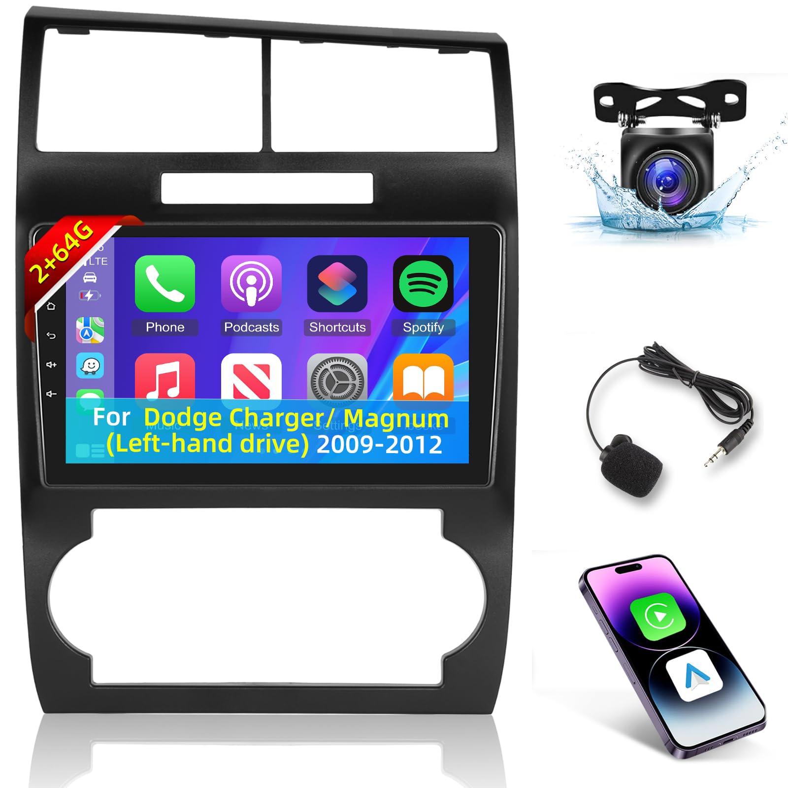 Amazon.com: Car Stereo for Dodge Charger/Magnum (Left-Hand Drive) 2005 ...