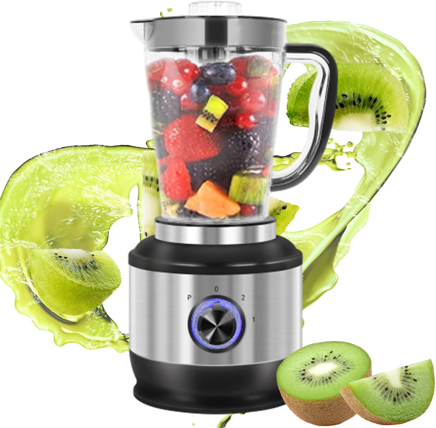 ADVWIN 4-in-1 Multi Blender, 1000W Food Processor, Kitchen Electric ...