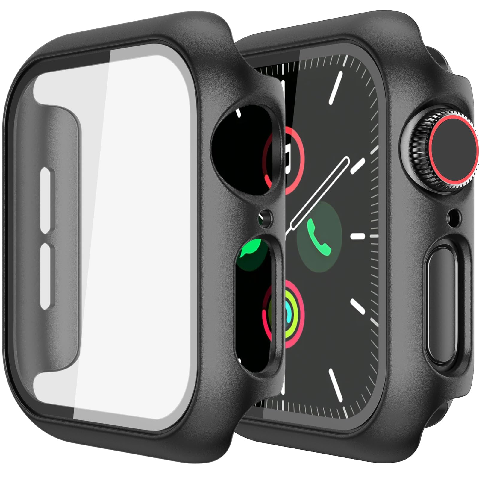 Amazon.com: Hard Case Compatible for Apple Watch Series SE 6 5 4 iWatch ...