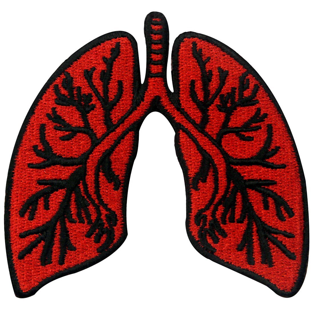 Amazon.com: X-Ray Anatomical Lung Embroidered Applique Iron On Sew On ...