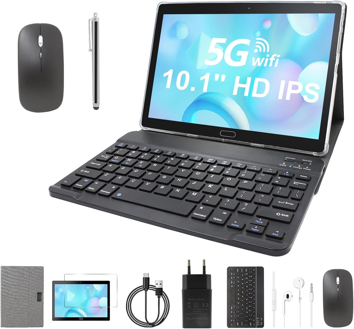 EagleSoar Tablette 10 Pouces, Android Tablette avce 64Go Mémoire(TF ...