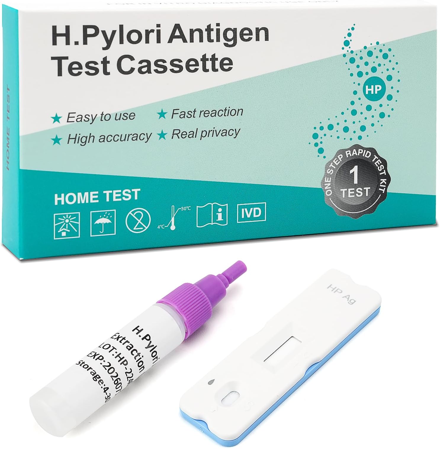 Amazon.com: INDICAID Immunochemical Fecal Occult Blood Rapid Test (iFOB ...