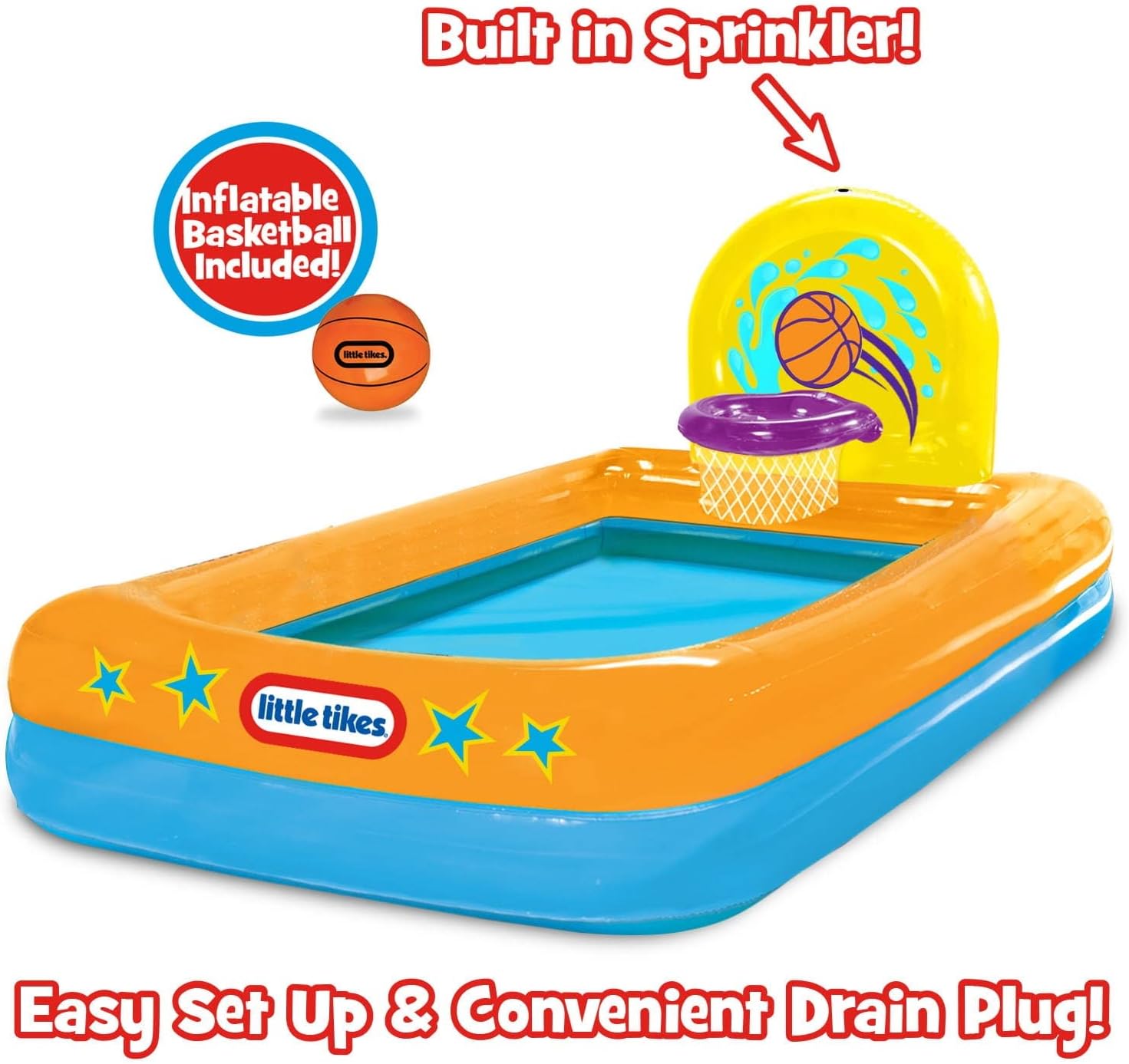 Splash Dunk Pool – Piscina rectangular de 68 x 32 pulgadas, a partir de ...