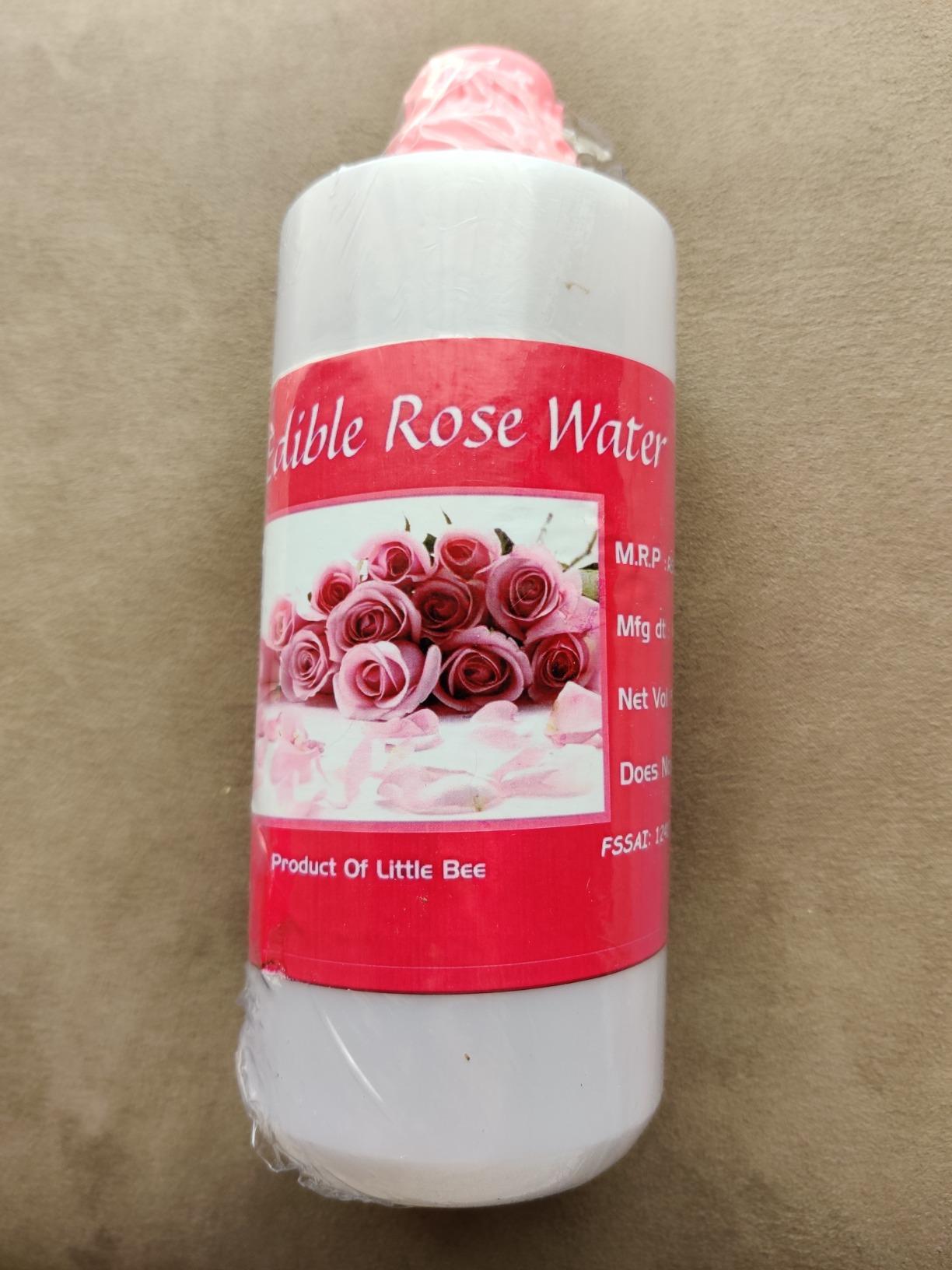 Buy Little Bee Pure Edible Rose Water, 500ml Online at Low Prices in ...