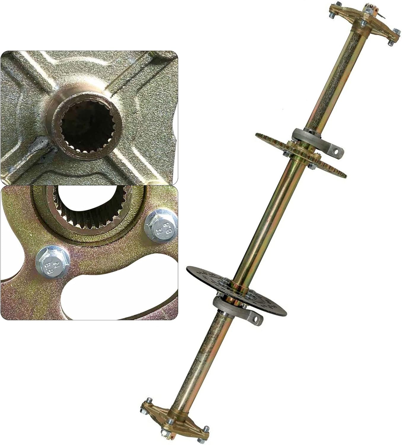 32 Rear Axle Assembly Kit DIY Go Kart Live Axle Kit Nepal | Ubuy