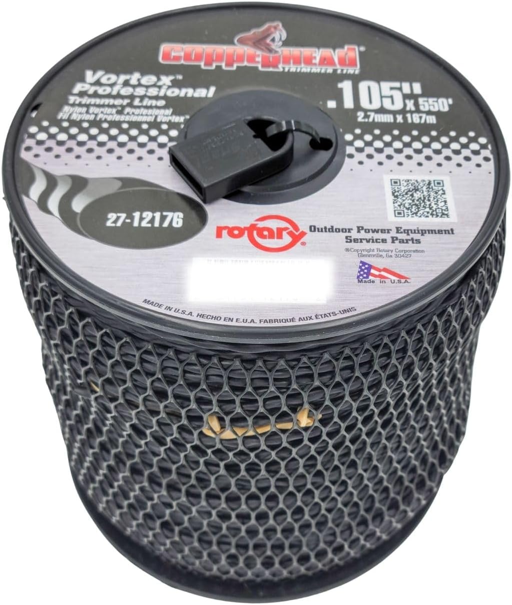 Amazon.com: Vortex String Trimmer Line .105 Medium Spool + Line Cutter ...