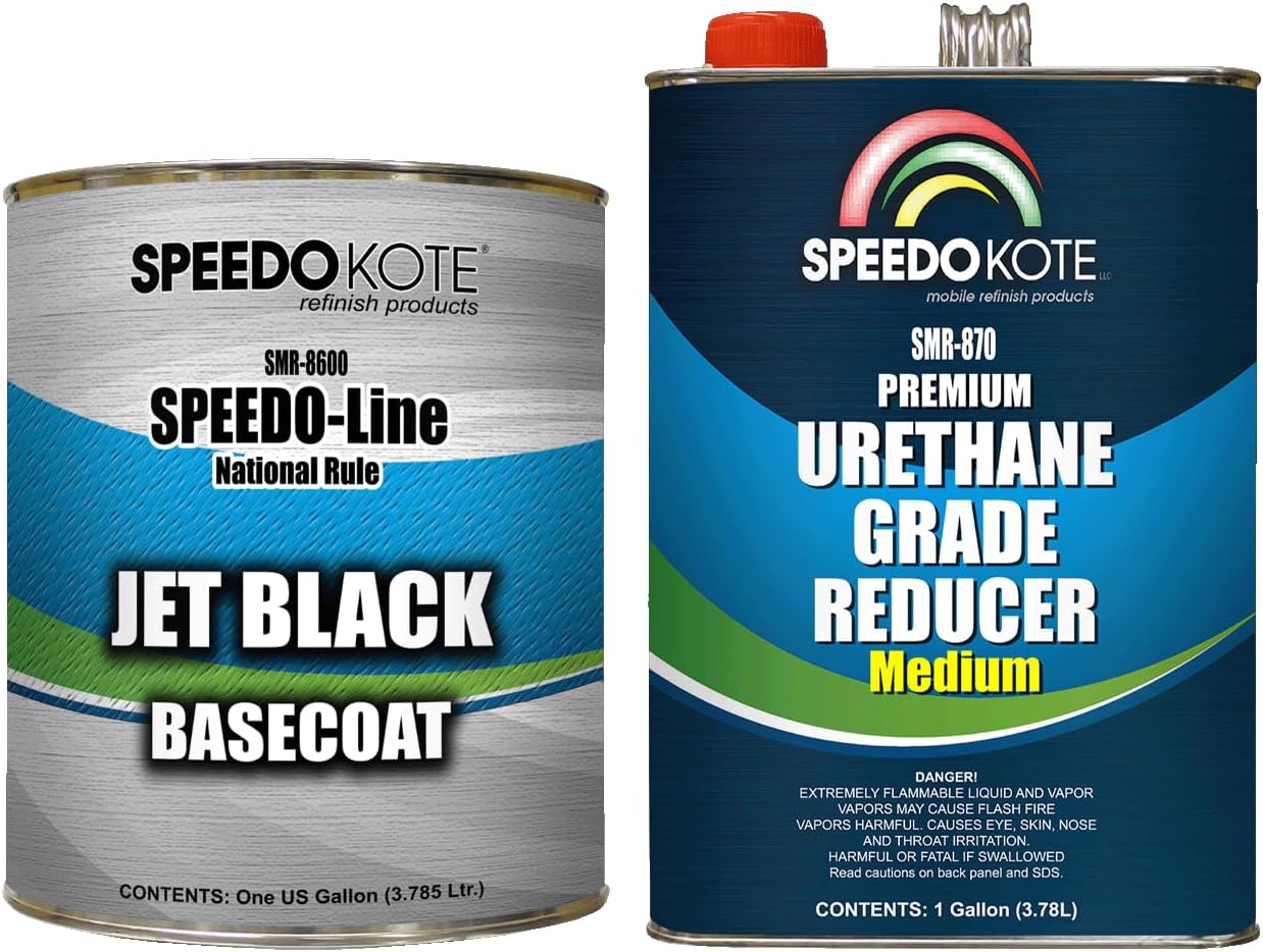 Amazon.com: Speedokote SMR-207/211 - Hot Rod Black Paint, Black Satin ...