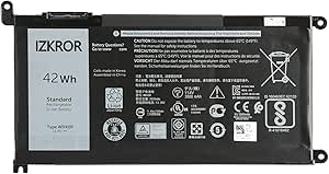 Amazon.com: IZKROR WDX0R 42Wh Battery Replacement for Dell Latitude ...