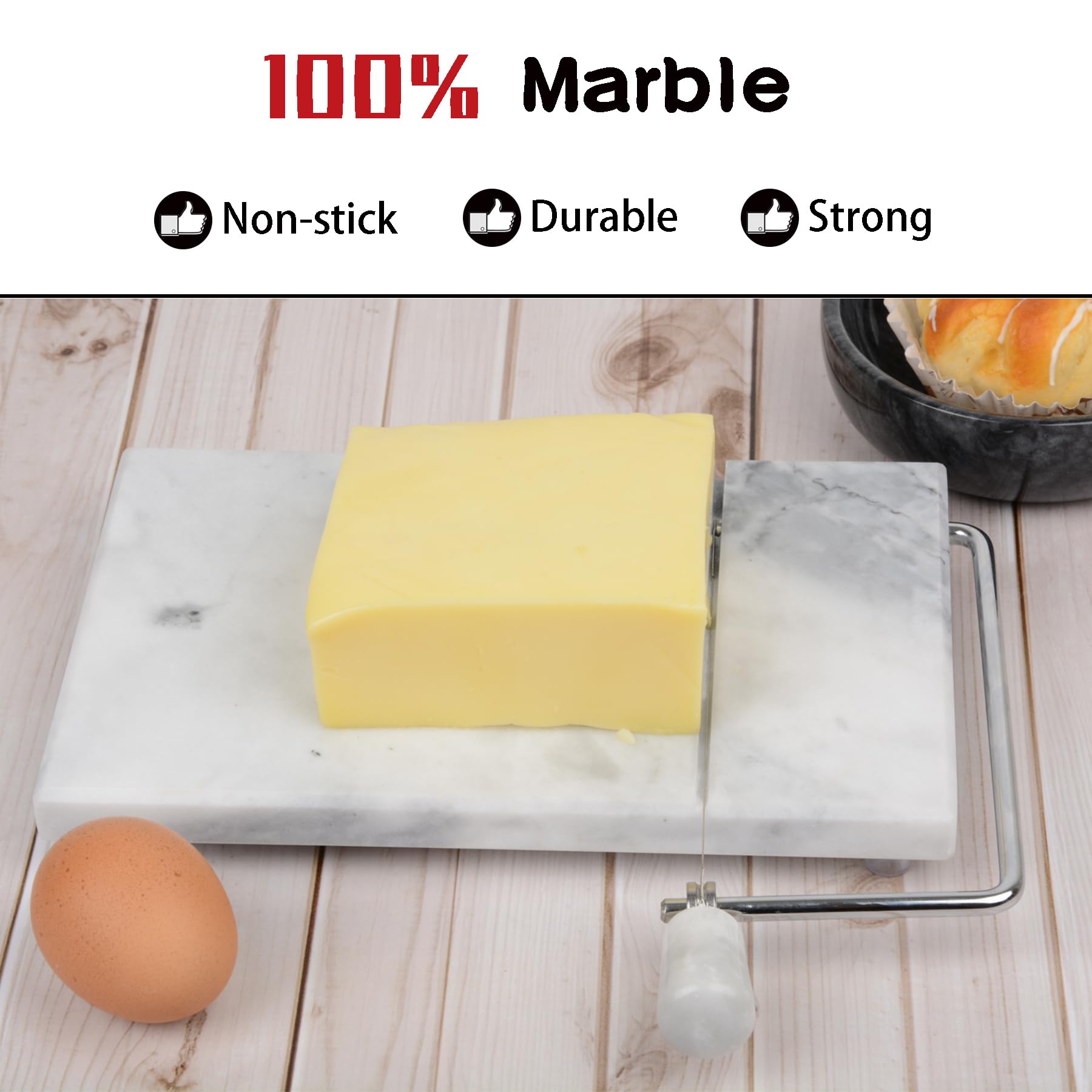 Snapklik.com : SIPARUI Cheese Slicer, Cheese Cutter Heavy Duty 6 X 9 ...