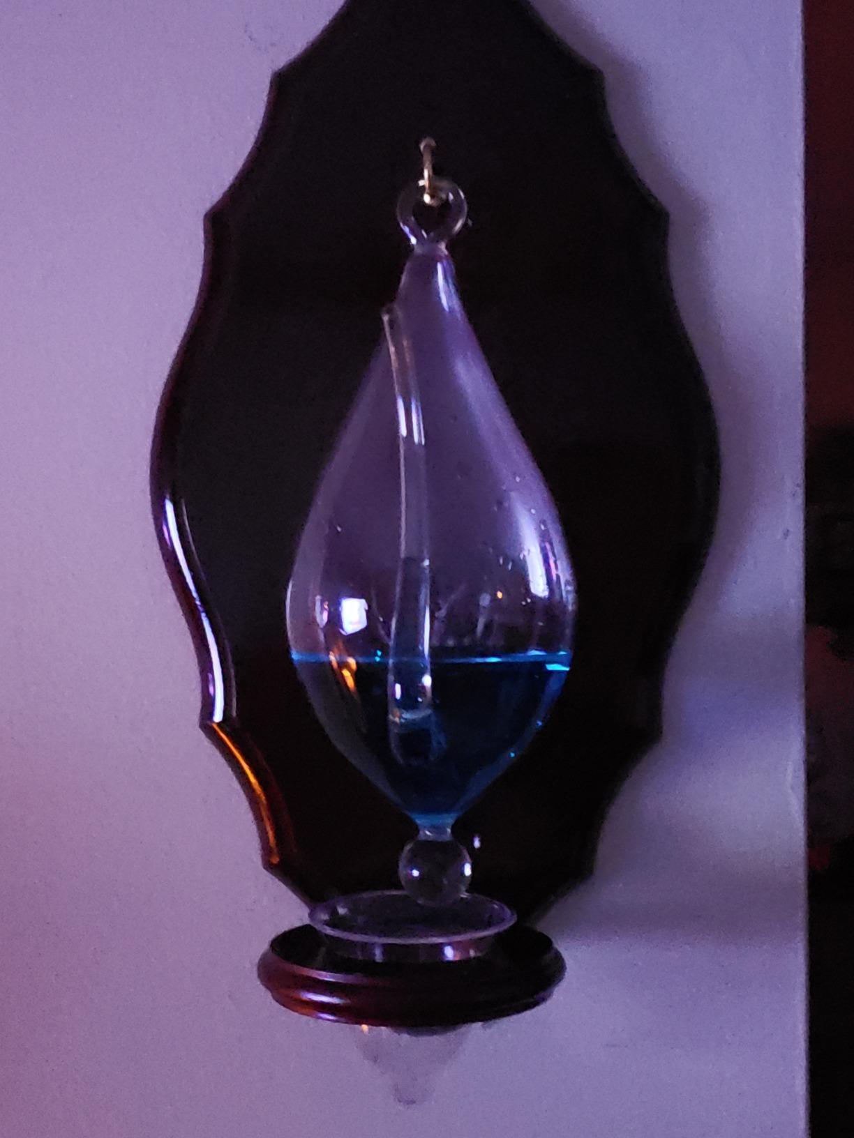 Amazon.com: Hand Blown Weather Glass Barometer (Barometer with Plaque ...