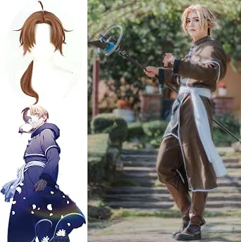 Amazon.co.jp: Acosdary Rudeus Cosplay Costume, Wig Included, Shoes ...